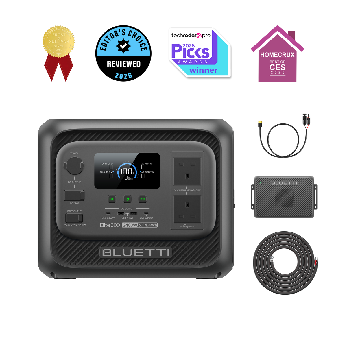 BLUETTI Elite 300 Portable Power Station | 2,400 W 3,014.4 Wh - BLUETTI UK