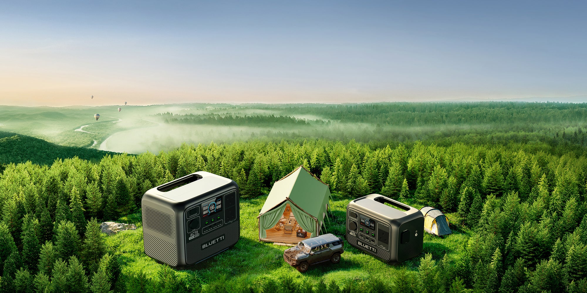 BLUETTI AC2A & AC70 Portable Power Stations | Light Up Your Outdoor ...